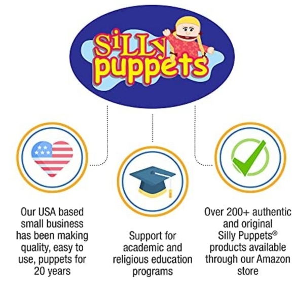 Silly Puppets | Toys | 25 Jasmine Full Body Ventriloquist Style Puppet ...